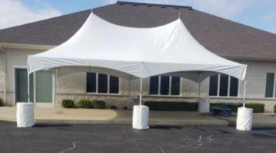 20x30 High Peak Frame Tent - Tent Only - All Inclusive Party Rental